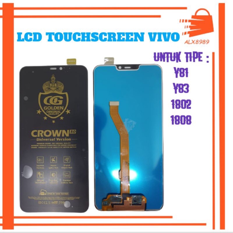 Jual LCD TOUCHSCREEN VIVO Y81 Y83 Vivo 1802 Vivo 1808 Fullset Crown 3.0 ...