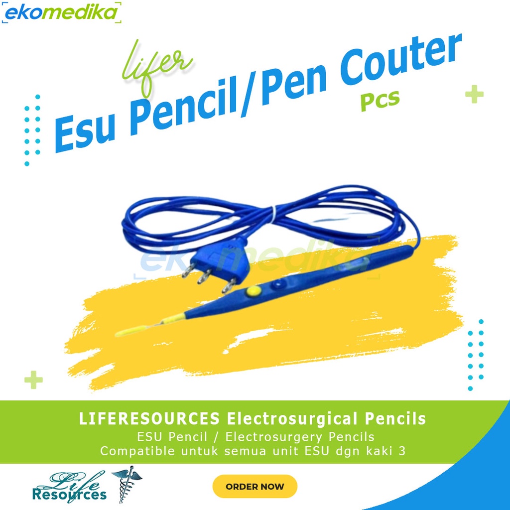 Jual ESU Pencil - Electrosurgary Pencil Disposable - Pen Cauter ...