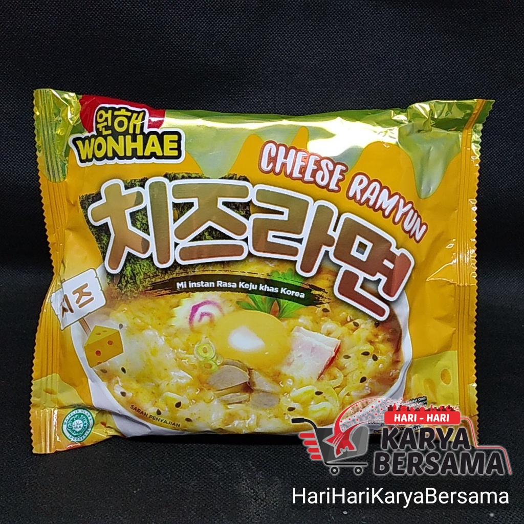 Jual WONHAE CHEESE RAMYUN MIE INSTANT KOREA 120GR | Shopee Indonesia