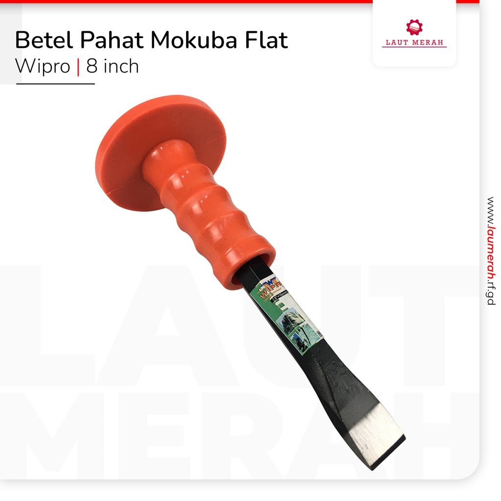 Jual WIPRO Tatah Beton / Betel Pahat FLAT Handle Plastic (HEXAGON ...
