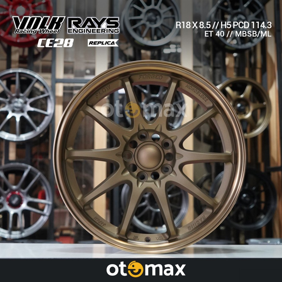 Jual Velg Mobil Volk Rays CE28 Ring 18 MBSB/ML | Shopee Indonesia