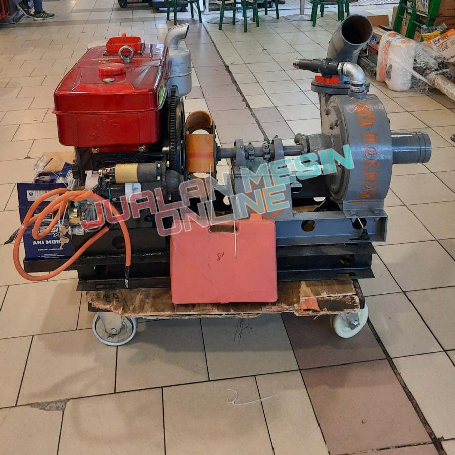 Jual Mesin Pompa Pasir 4 Inch + Engine Stater Dongfeng ZS1115D | Shopee ...