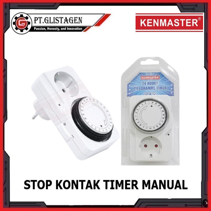 Jual Stop Kontak Timer Listrik Manual Analog 24 Hours Programme ...