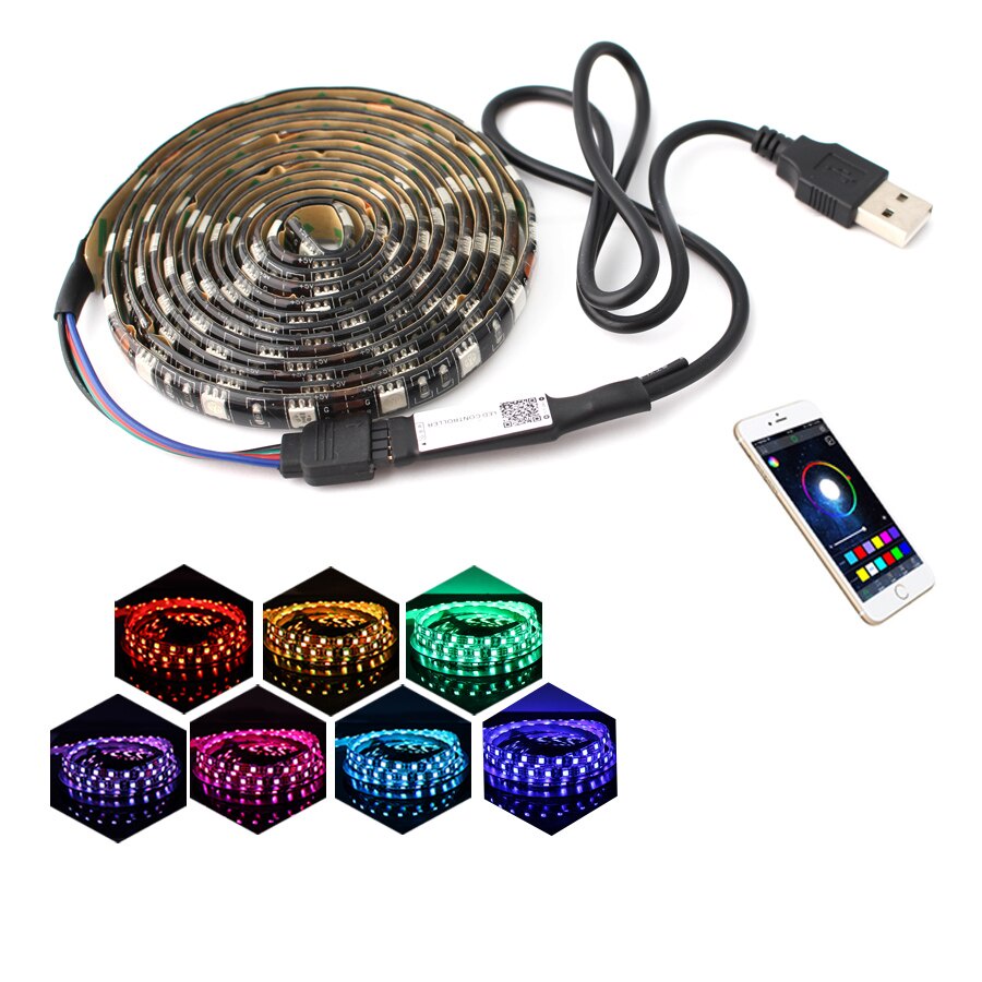 Jual LED Strip RGB Waterproof 5050 Lampu Hias Strip Rgb 100cm with ...