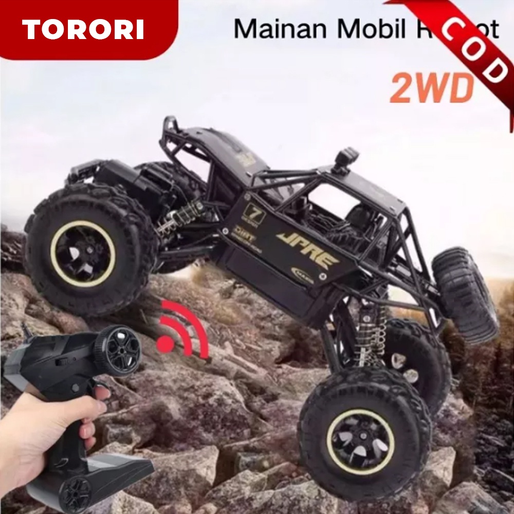 Jual [BISA COD] Mainan Mobil Alloy Remote Control Off-Road Climbing Car RC Rock Crawler 2WD ...