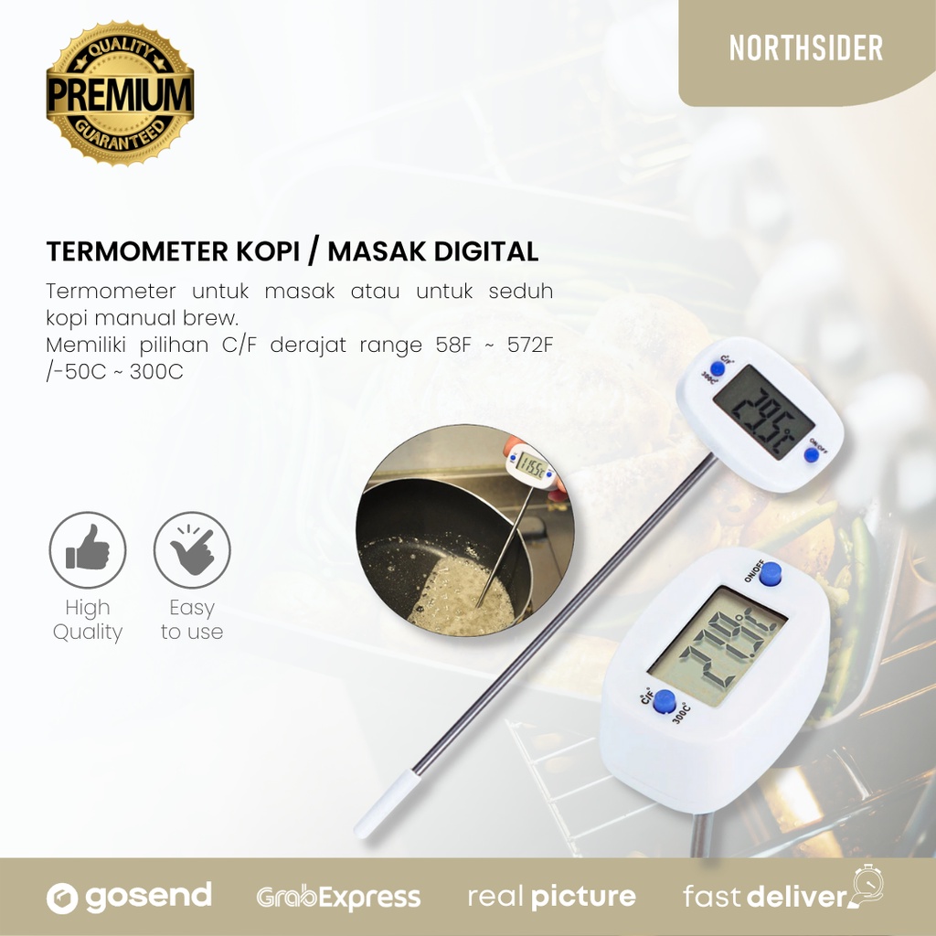 Jual Termometer digital - digital thermometer - kopi masak baking ...