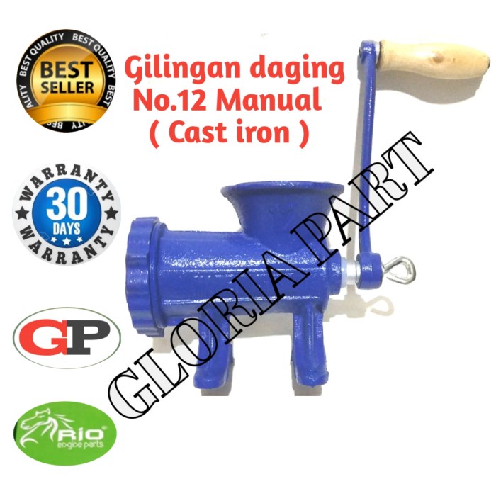 Jual Gili Gilingan Daging No.12 Manual (Besi Cor) | Shopee Indonesia