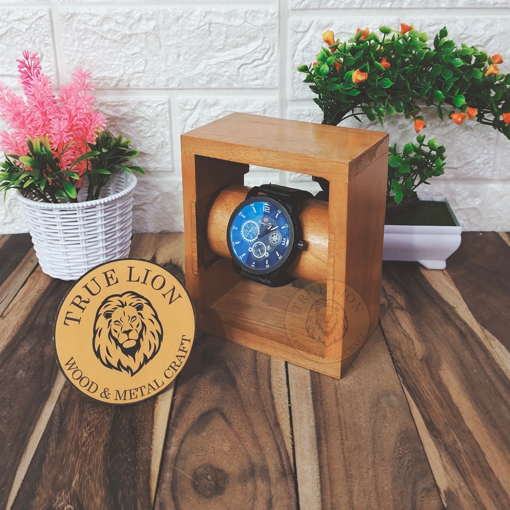 Jual DISPLAY JAM TANGAN/DUDUKAN JAM TANGAN KAYU/WATCH STAND | Shopee ...