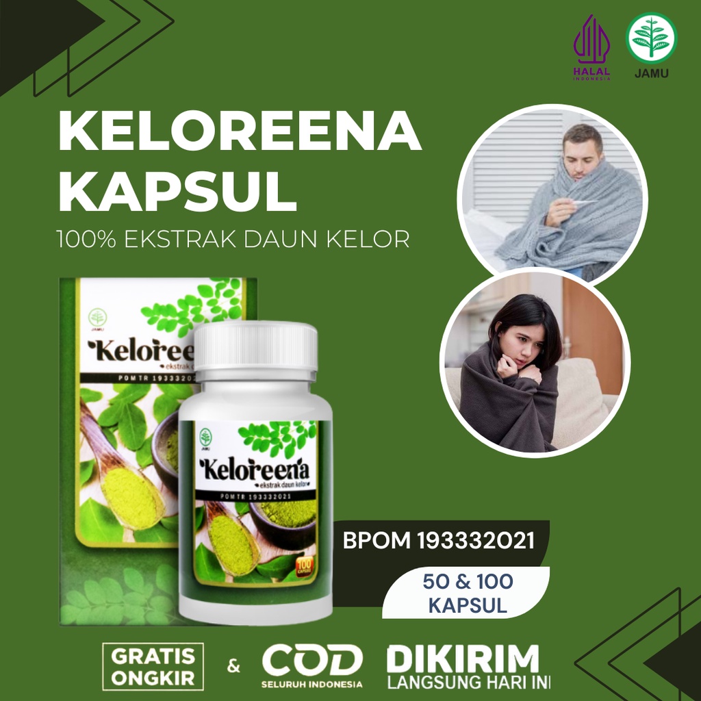 Jual KELOREENA Obat Herbal Meriang Panas Dingin, Obat Masuk Angin, Obat ...