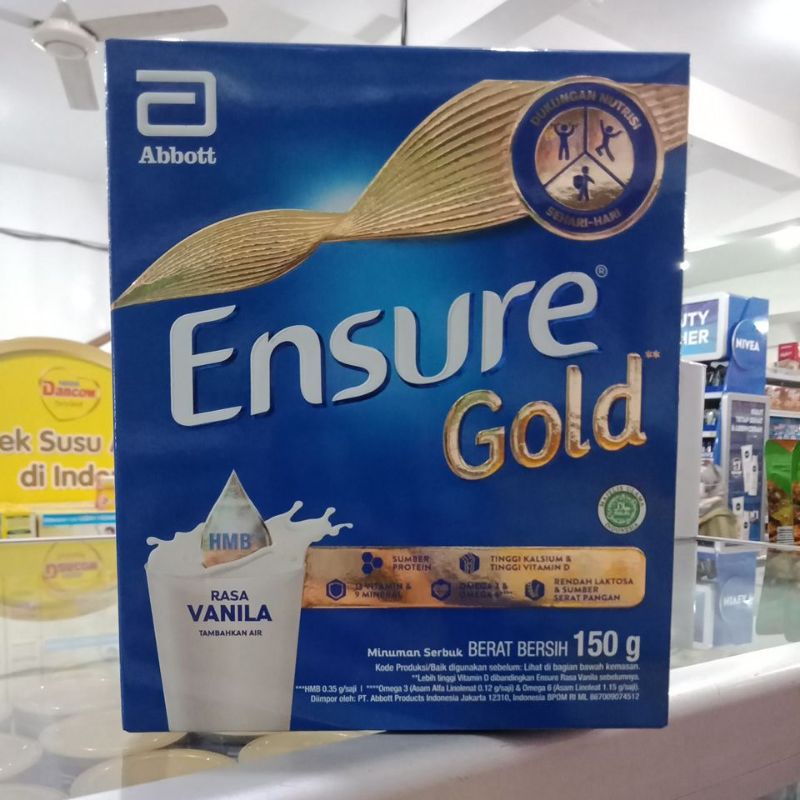 Jual susu ENSURE Gold 150gr | Shopee Indonesia