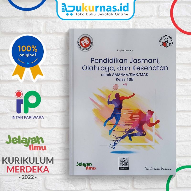 Jual Buku lks pr interaktif pendidikan jasmani olahraga dan kesehatan, PJOK kelas X, 10 semester ...