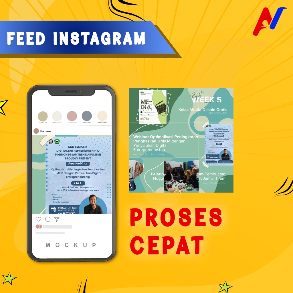 Jual Jasa Desain Feed Instagram Nyambung Feed Instagram Shopee Indonesia
