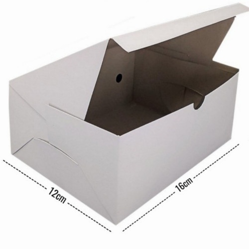 Jual KOTAK GS POLOS ISI 100PC/ DUS KUE/ SNACK BOX/ KARDUS POLOS/KOTAK ...