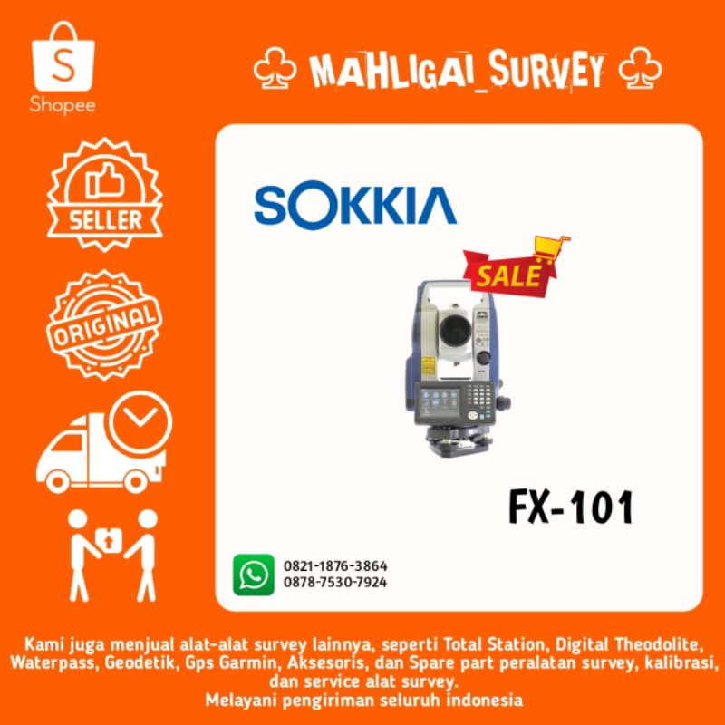 Jual Total station SOKKIA FX-101 Bekas lengkap | Shopee Indonesia