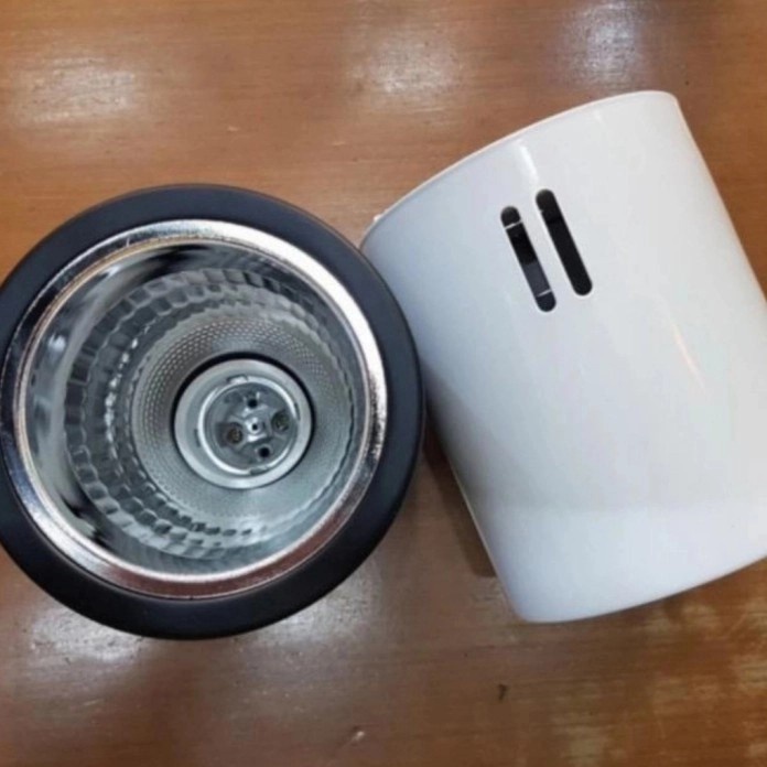 Jual Fitt Kap Lampu Downlight 4 Inch Bulat Outbow E27 Downlight Outbow ...