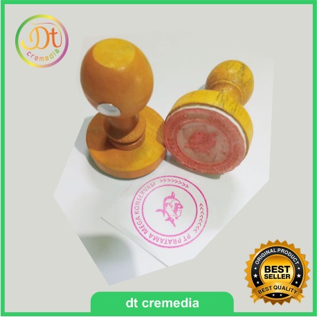 Jual Cetak Stempel Manual Runaflek Nylo Gagang Kayu free design custom ...