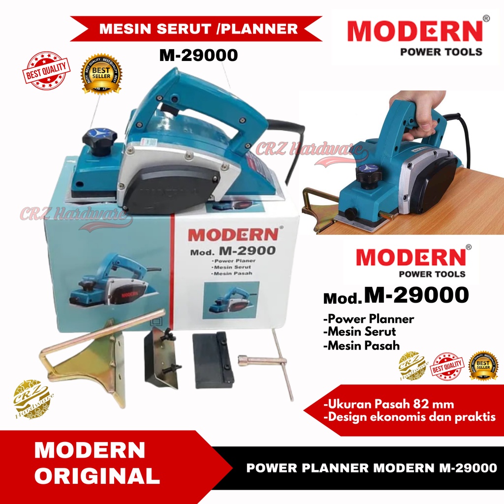 Jual Mesin Planner Serut Kayu Planer Ketam Pasah Sugu MODERN M2900 ...