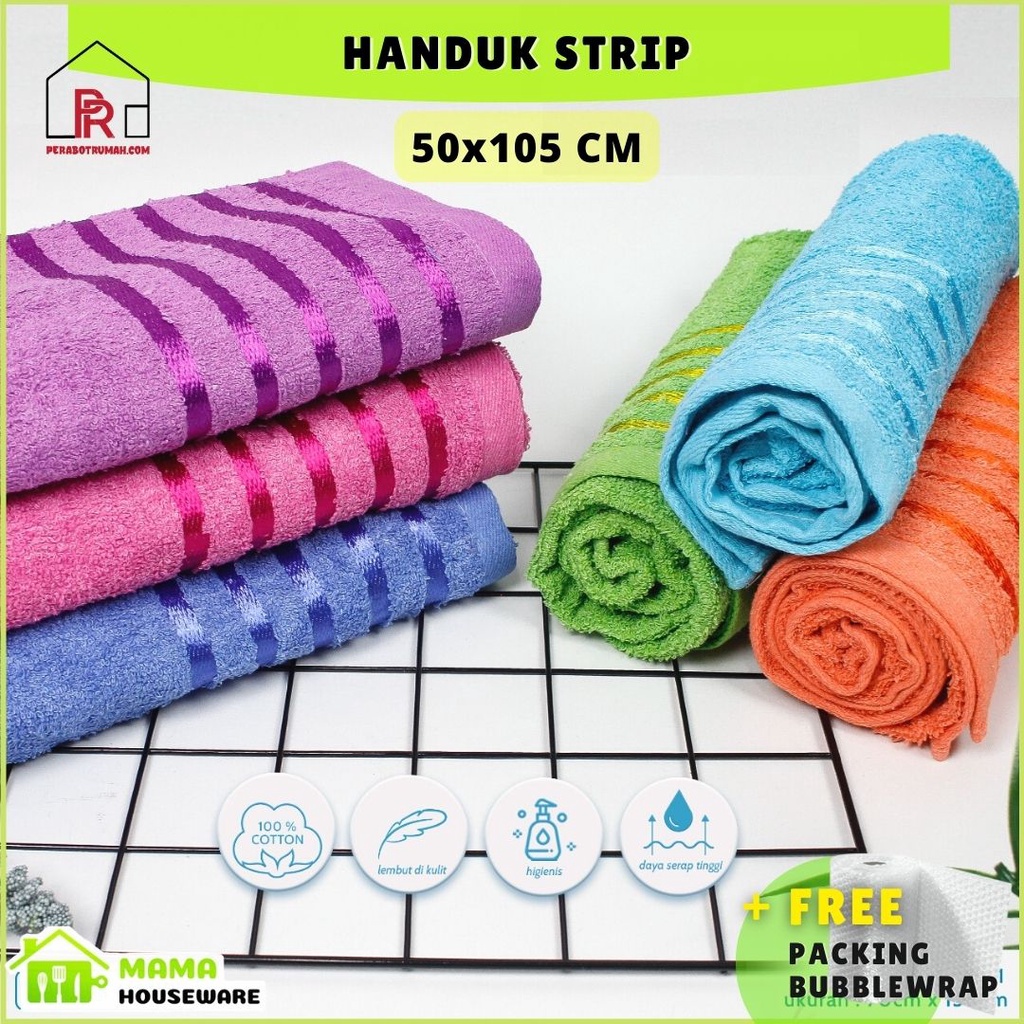 Jual Handuk Mandi Ukuran 50 x 100 cm - LB / Handuk Travel Dewasa Lebar ...