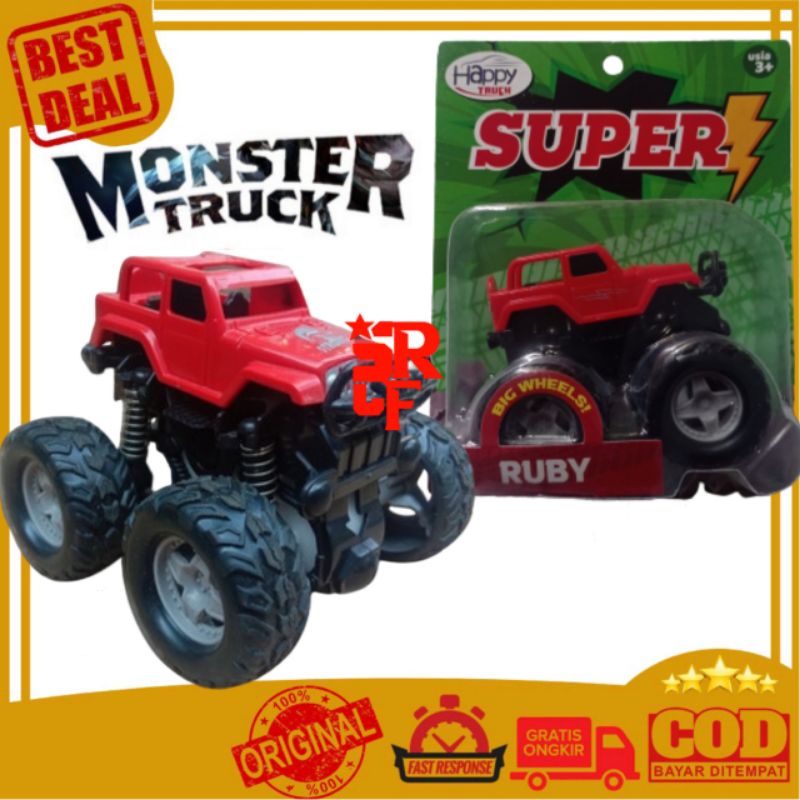 Jual Mobil Monster Truck Super Mainan Mobil Mobilan Anak Jeep Buggy ...