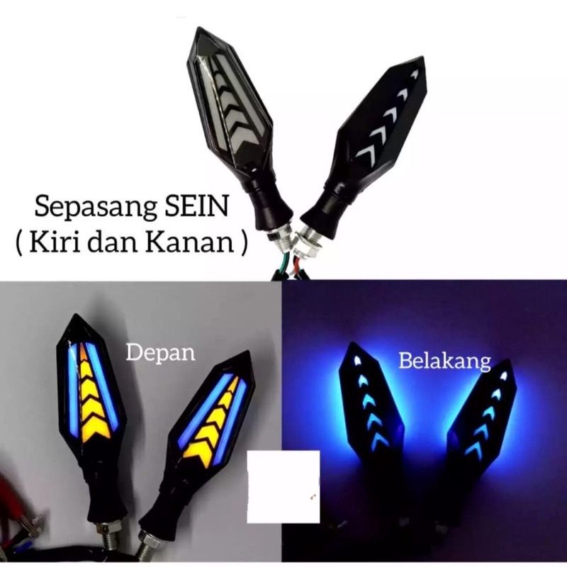 Jual Lampu Sen LED Sein Running Rizoma L01-DD94 Model Panah 2 Sisi Buat Vixion ,Cb150r ,R15 ...