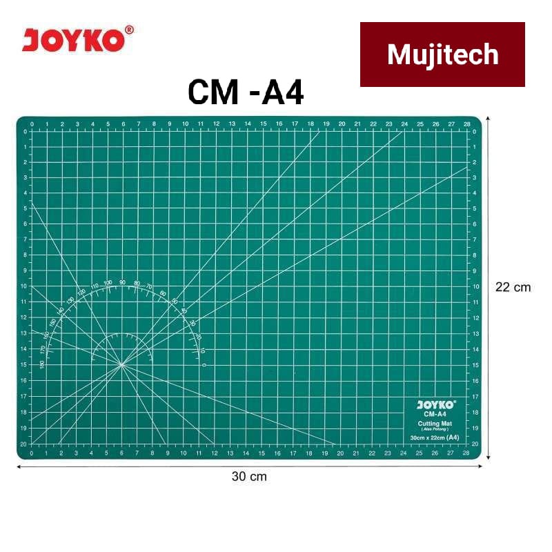 Jual JOYKO CUTTING MAT A4 A3 A2 2 SISI ALAS POTONG KERTAS CUTTER KARET ...