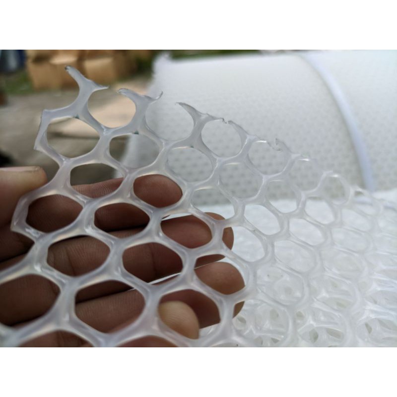 Jual SLAT ROLL PLASTIK MESH PUTIH TEBAL | Shopee Indonesia