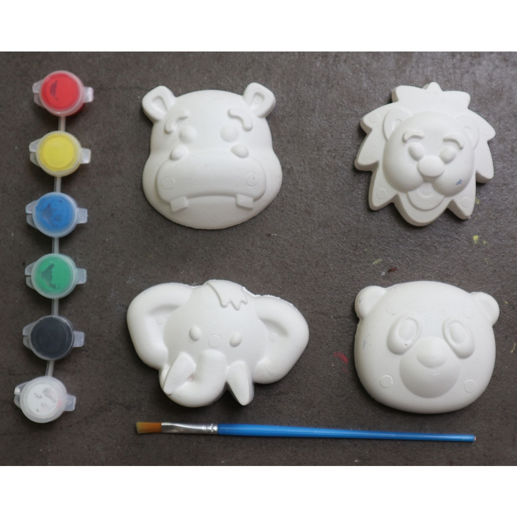 Jual Mainan Edukasi Anak Painting Kit Mewarnai Patung Lukis Gypsum ...