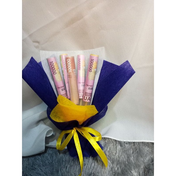 Jual (BACA DESKRIPSI) BUKET UANG MINI / BUKET UANG KOSONG / ANGPAU MINI ...