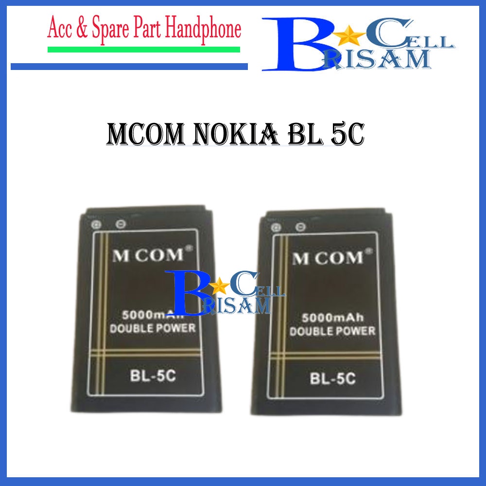 Jual Battery Batre Baterai Mcom Nokia BL-5C BL5C BL 5C BL-5CA BL5CA BL ...