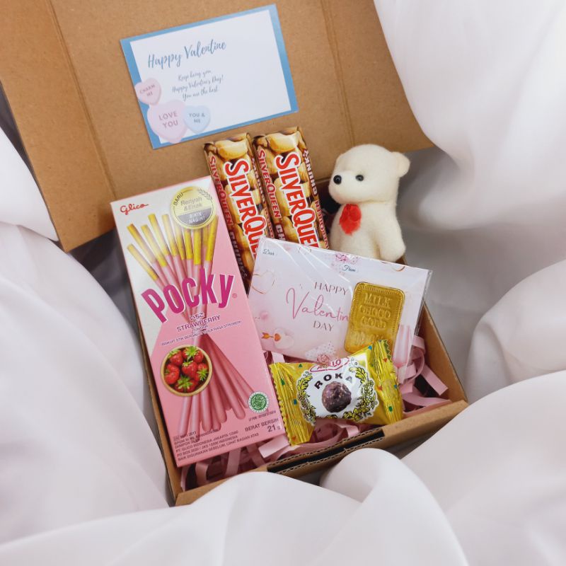 Jual HAMPERS COKLAT SILVERQUEEN VALENTINE gift box coklat smack ...