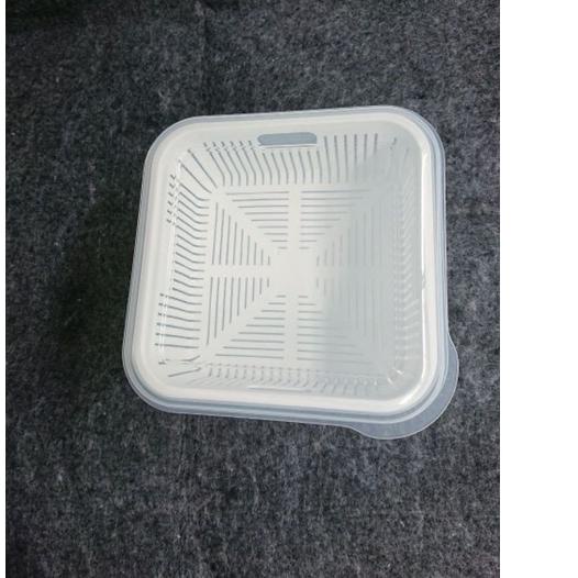 Jual Kontainer Penyimpanan ANTI LEMBAB Kulkas / Saringan Sayur Buah ...