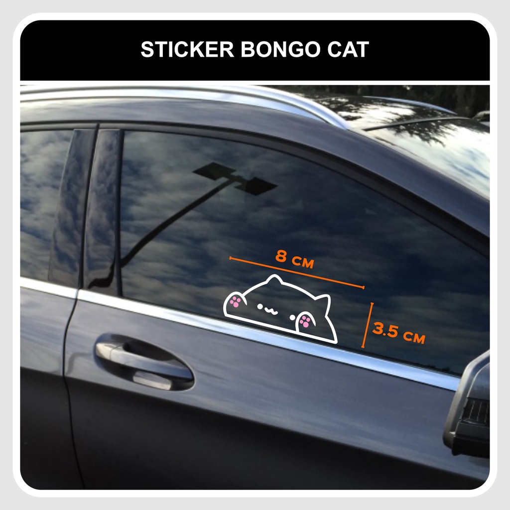 Jual STIKER BONGO CAT / CUTTING STICKER KUCING DRUM | Shopee Indonesia