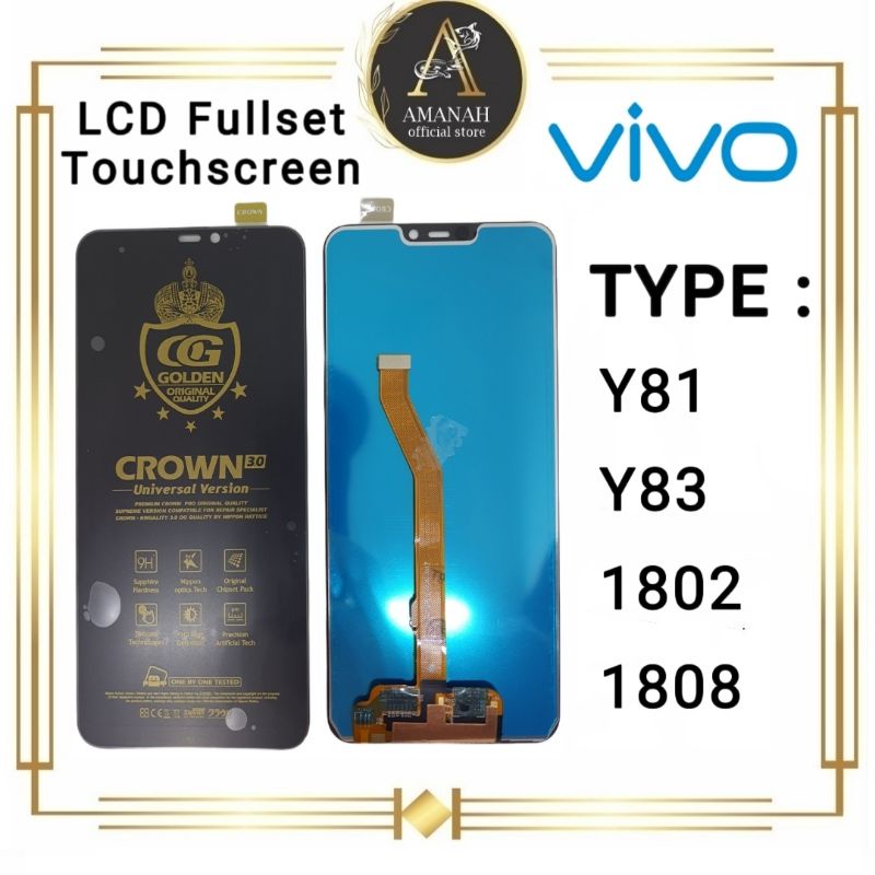 Jual LCD TOUCHSCREEN VIVO Y81 / Y83 / 1802 / 1808 Fullset Crown ...