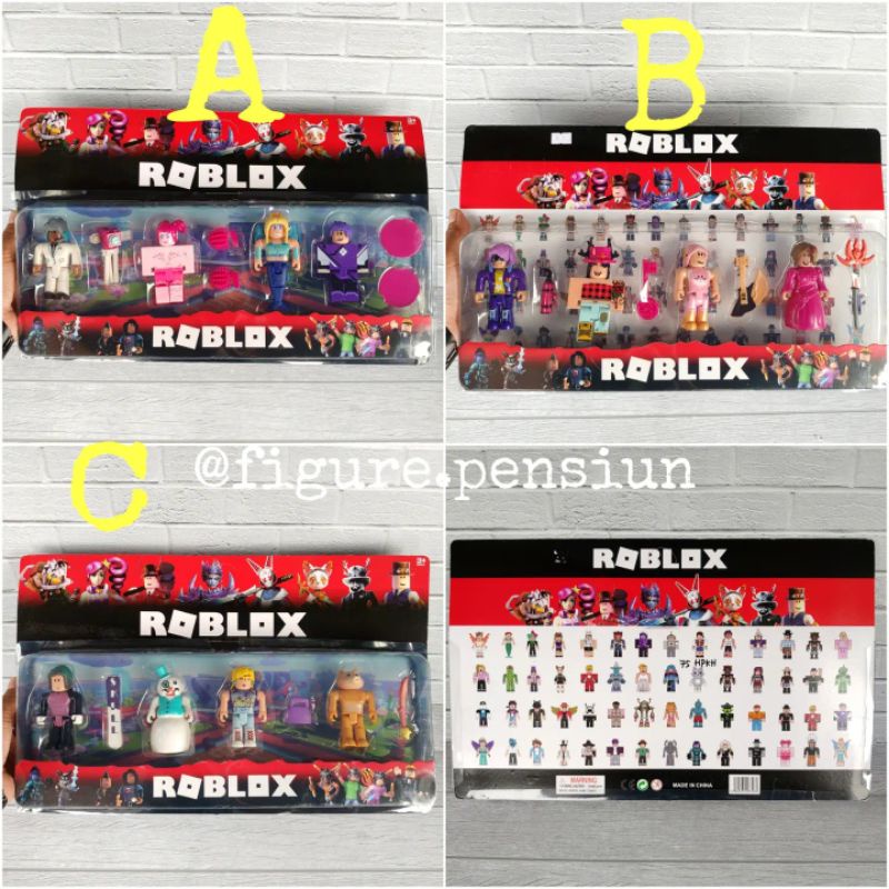 Jual ROBLOX MASTERS CITIZENS OF ROBLOX ISI 4 FIGURE | Shopee Indonesia