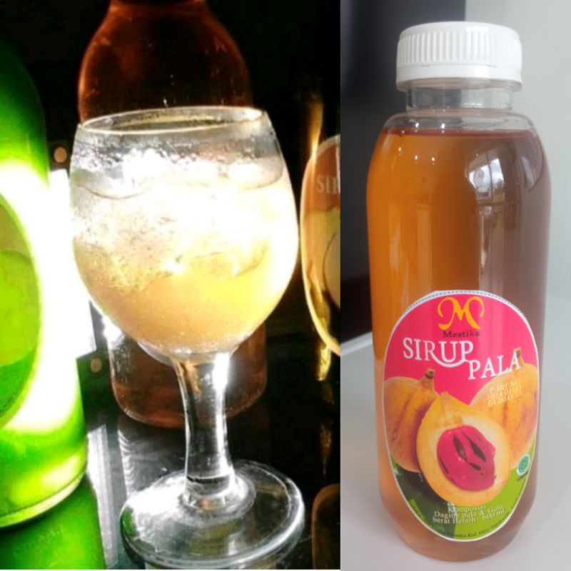 Jual Sirup Pala Murni Asli Aceh Selatan 500 ml | Warna alami pala tanpa ...