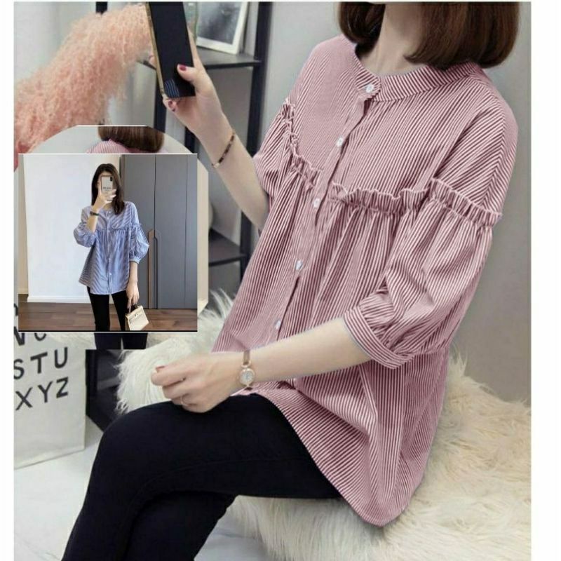 Jual BLOUSE WANITA ATASAN CEWEK/BAJU WANITA KULIAH | Shopee Indonesia