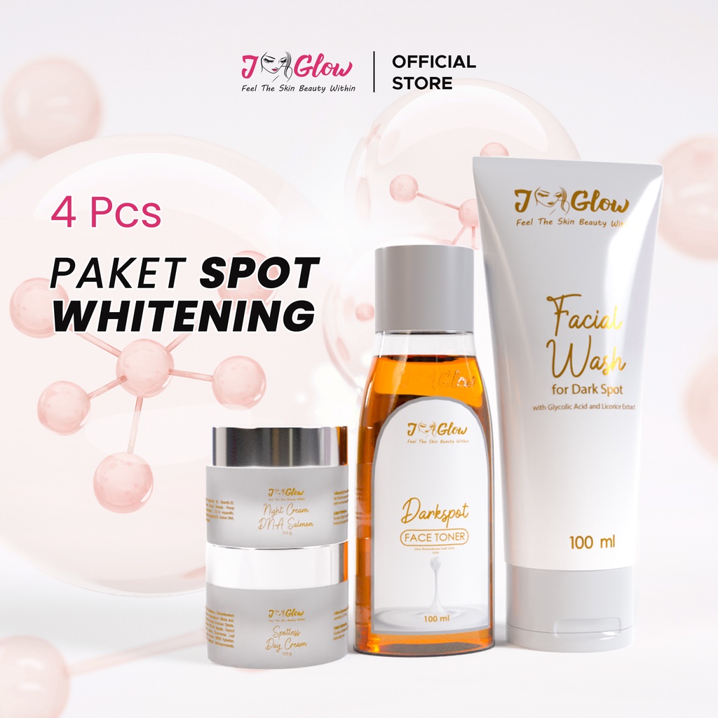 Jual J-Glow - Paket Spot Whitening ((Flek / Hiperpigmentasi)) - 4 Pcs ...