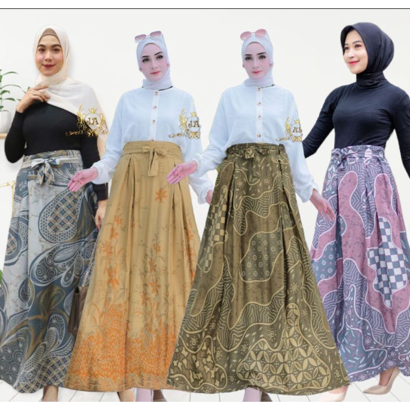 Jual ROK batik payung rok jumbo tidak luntur murah rok klok rok unggul ...