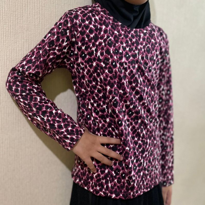 Jual Hanaroo Baju Manset Anak Leopard Tangan Panjang | Shopee Indonesia