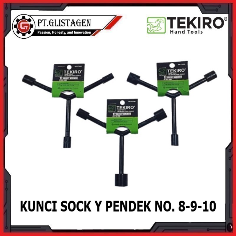 Jual Kunci Sok Y Pendek Hitam Kunci Y Socket Wrench No. 8-9-10 MM ...
