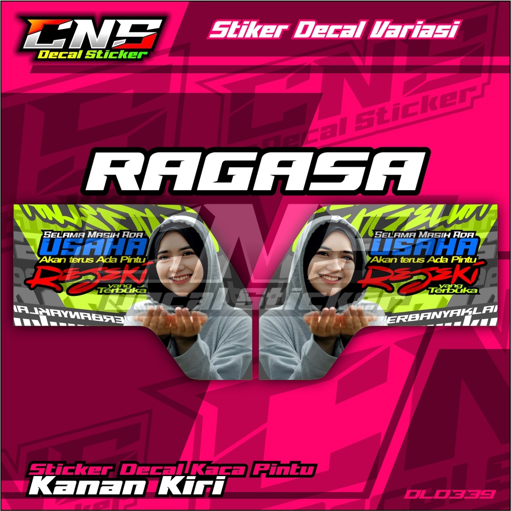 Jual Stiker Variasi Decal Kaca Pintu Depan All Truk Bisa Untuk Semua ...