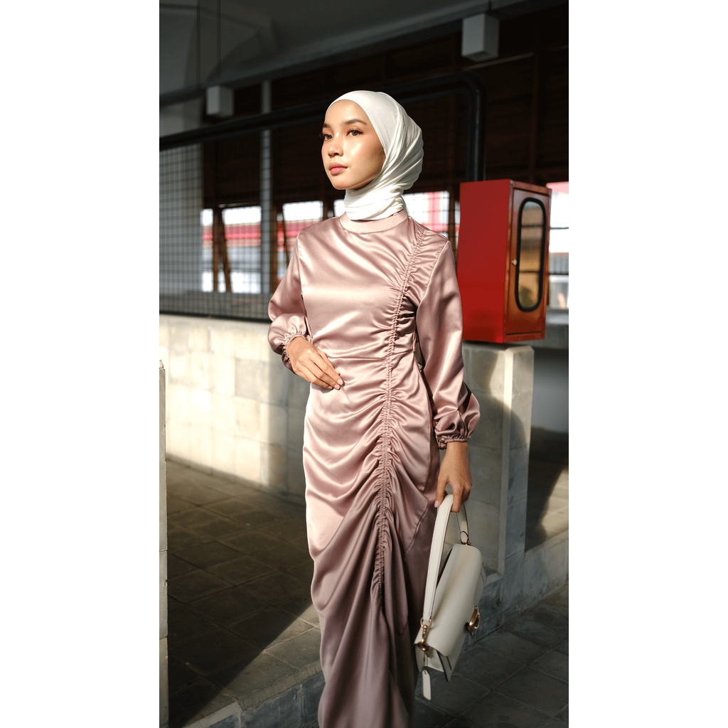 Jual Avanti Dress | Dress Silk Serut | Baju Serut Kekinian | Dress ...