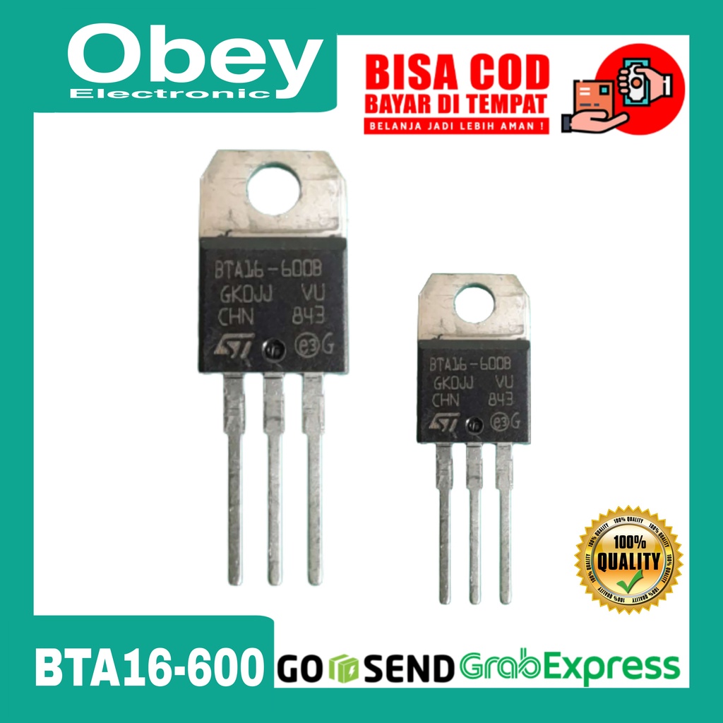 Jual TRIAC BTA16-600B BTA16-600 ST Original | Shopee Indonesia