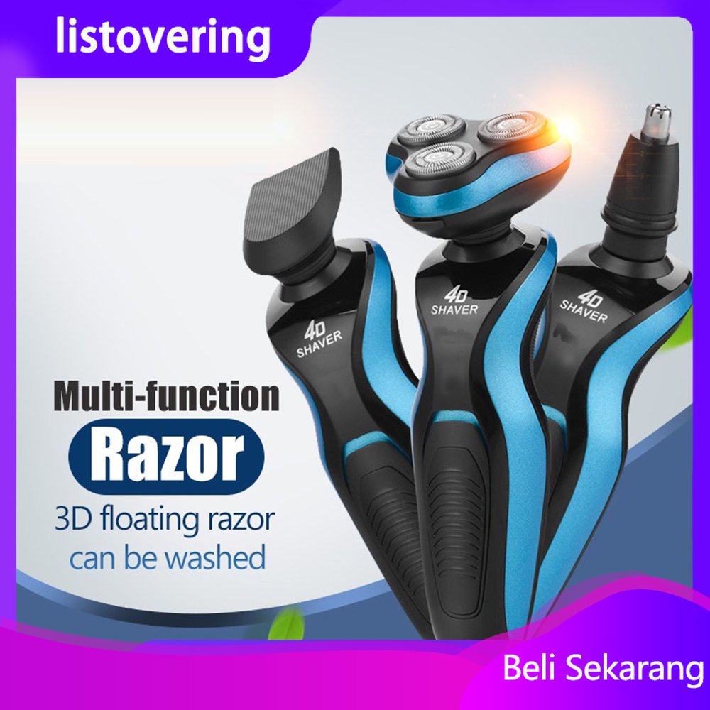 Jual Model Populer3 in 1 Alat Cukur 3D Listrik Pria / Alat Cukur ...