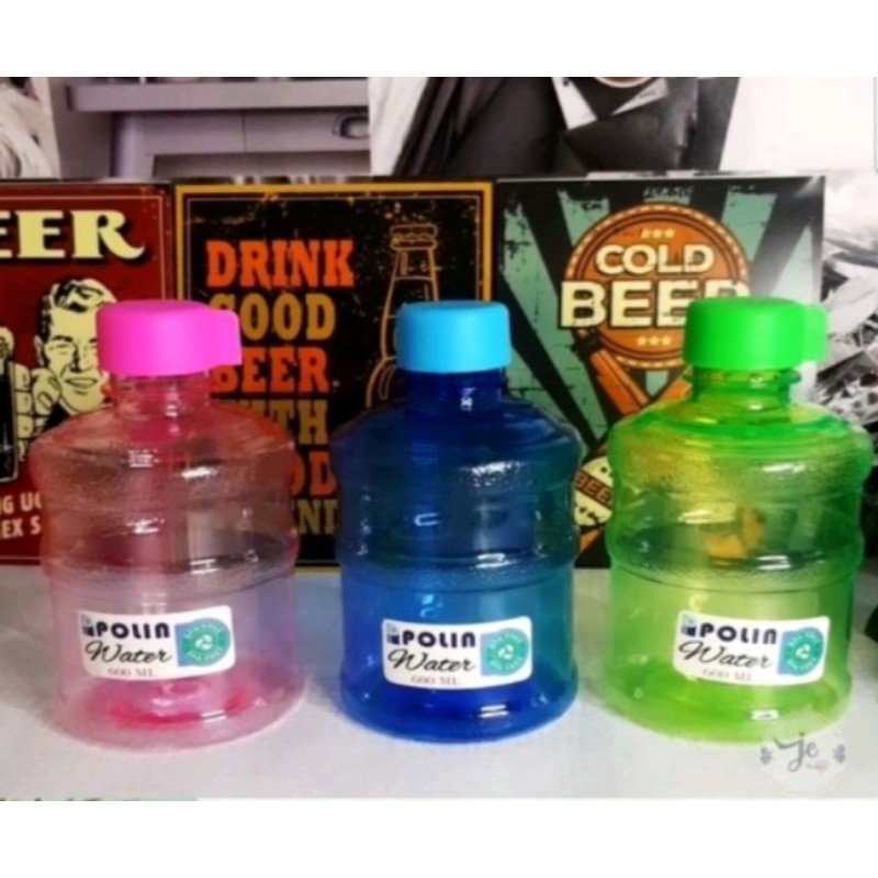 Jual GALON KECIL 500ML/ GALON MINI WARNA/ BOTOL GALON KECIL/ BOTOL AIR ...