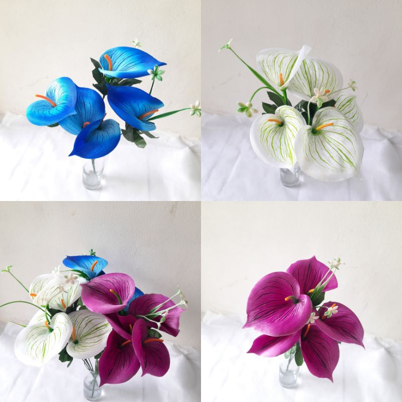 Jual 1 TANGKAI BUNGA CALALILY/BUNGA PANDA ISI 5 BUNGA | Shopee Indonesia