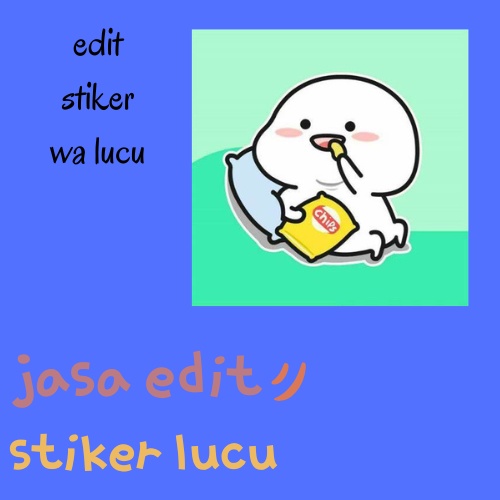 Jual STIKER BIRU UNIK ANAK ANAK LUCU | Shopee Indonesia