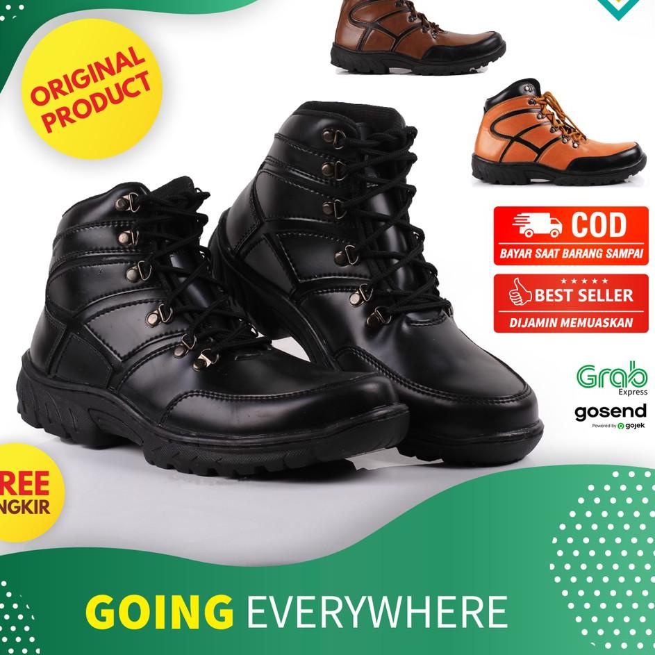 Jual VND.17Ja23ν ‑ Sepatu Boots Pria Safety Touring Rider Biker PDL ...