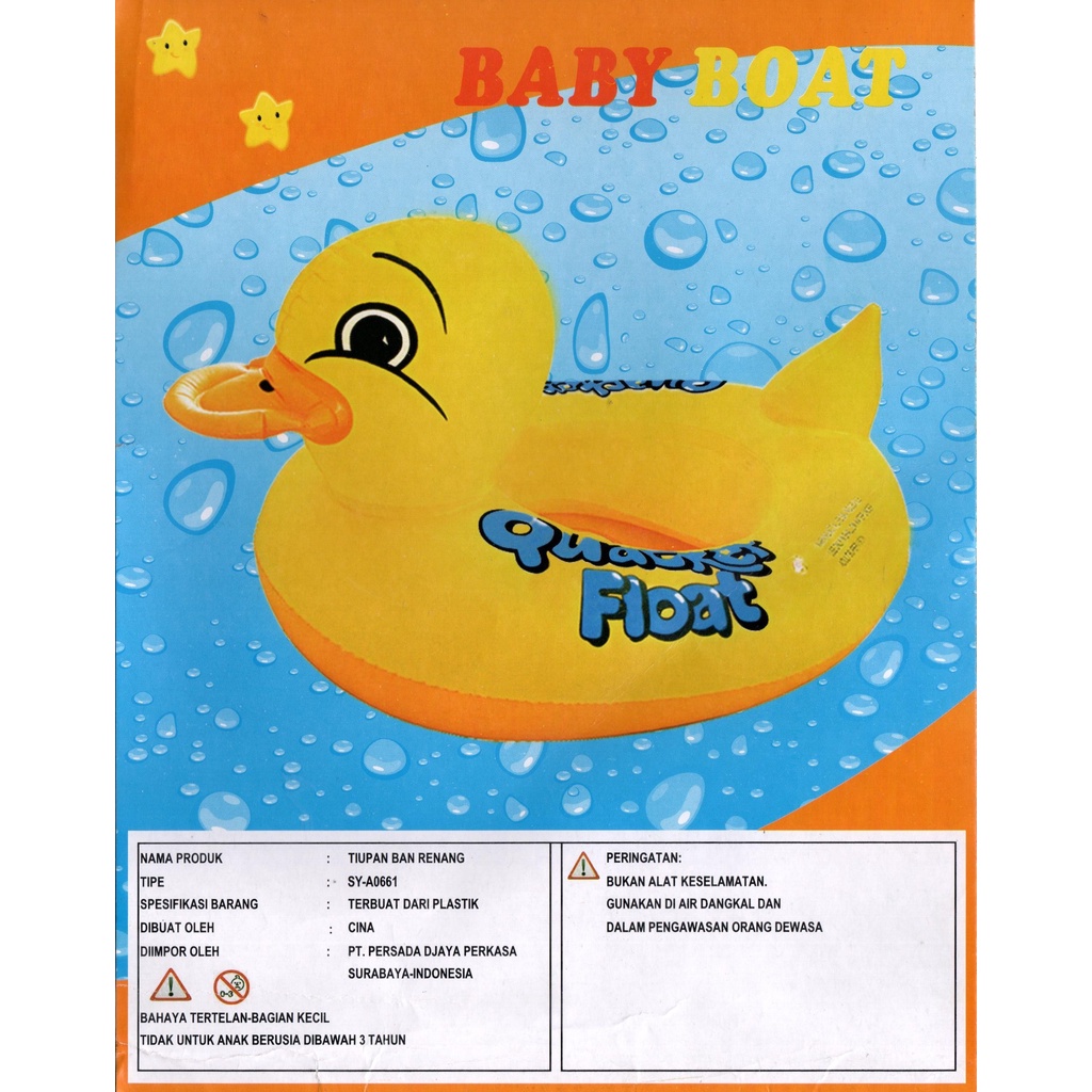 Jual BEBEK FLOAT NO HANDLE ban renang celana pelampung anak bayi A0661 ...