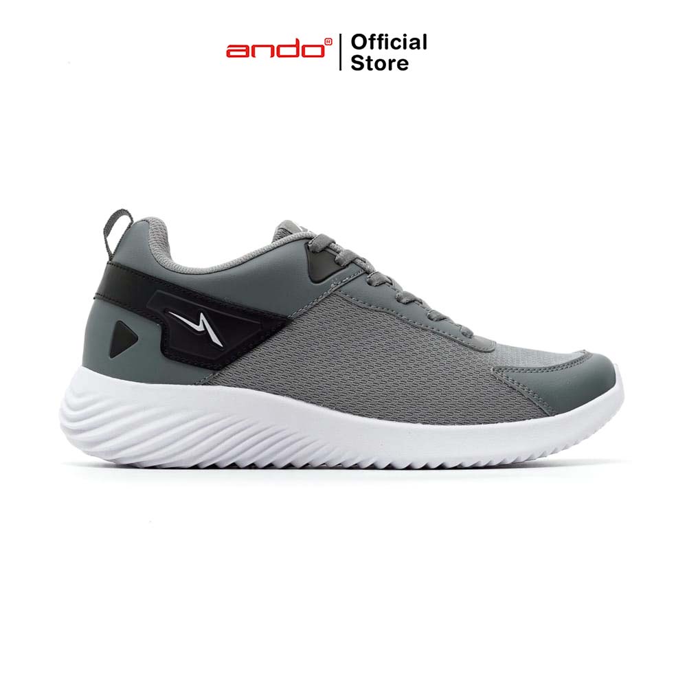 Jual Ando Official Sepatu Sneakers Jaxx Pria Dewasa - Abu Abu/Hitam ...